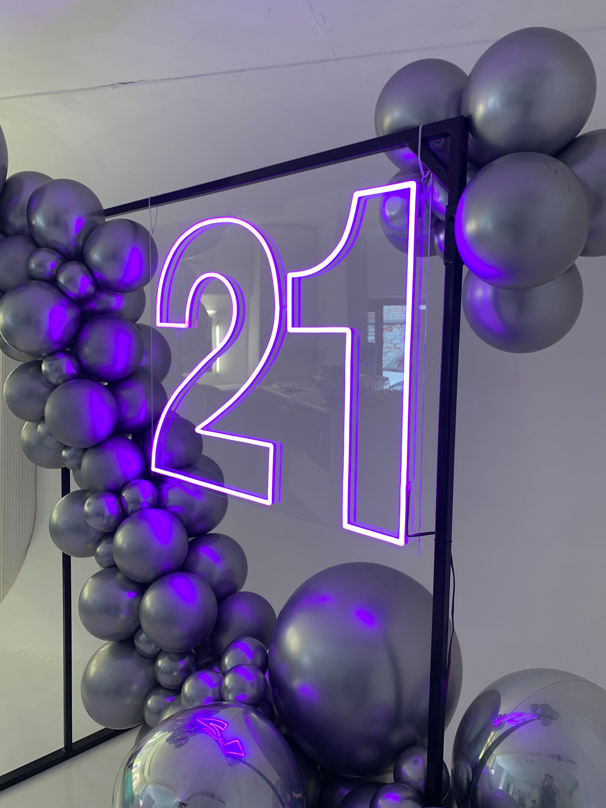 21 Neon Sign